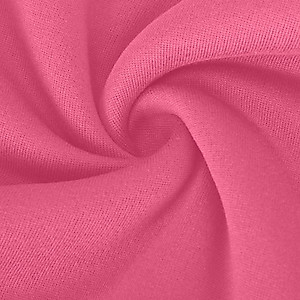 Ceboyel Oversized Sweatshirt For Women Solid Color Crewneck Pullover Tops Long Sleeve Sweaters Fall Fashion Trendy Clothes Women Sweaters Hot Pink L