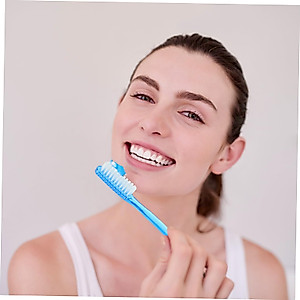 6Pcs Manual Toothbrushes Premium Hard Bristles Toothbrush for Adult Teeth Stain Cleaning Toothbrush White Teeth Toothbrush