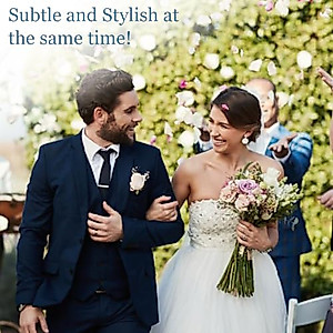 kilofly Men's Tie Clip Hidden Message "I Love You" Silver Tie Bar