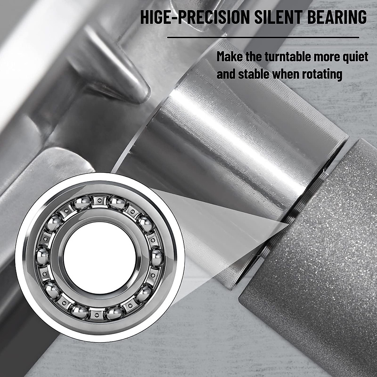 Uten Cake Stand 12 Inches Aluminium Cake, Cake Turntable, Cake spinner, Decorating Display Standble, Easy to use Revolving, Made of Aluminium Alloy material of Food Grade, 7.5'' Base, Polish Plate