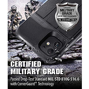 VENA vCommute Wallet Case Compatible with Apple iPhone 11 (6.1"-inch 2019), (Military Grade Drop Protection) Flip Leather Cover Card Slot Holder with Kickstand - Space Gray