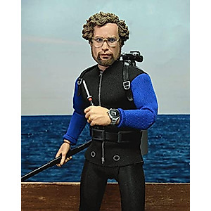 NECA Jaws Shark CAGE Hooper 8IN Clothed Action Figure
