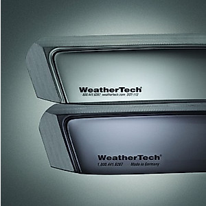 WeatherTech Custom Fit Front & Rear Side Window Deflectors for Jaguar S-Type, Dark Smoke