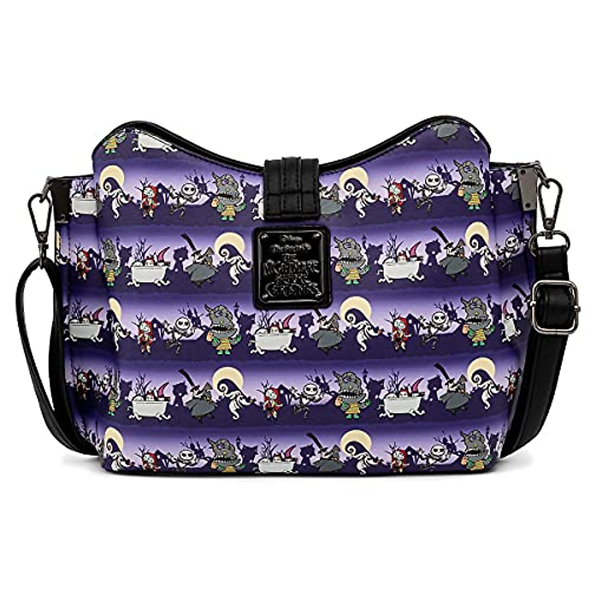 Loungefly Nightmare Before Christmas Halloween Line Crossbody Bag