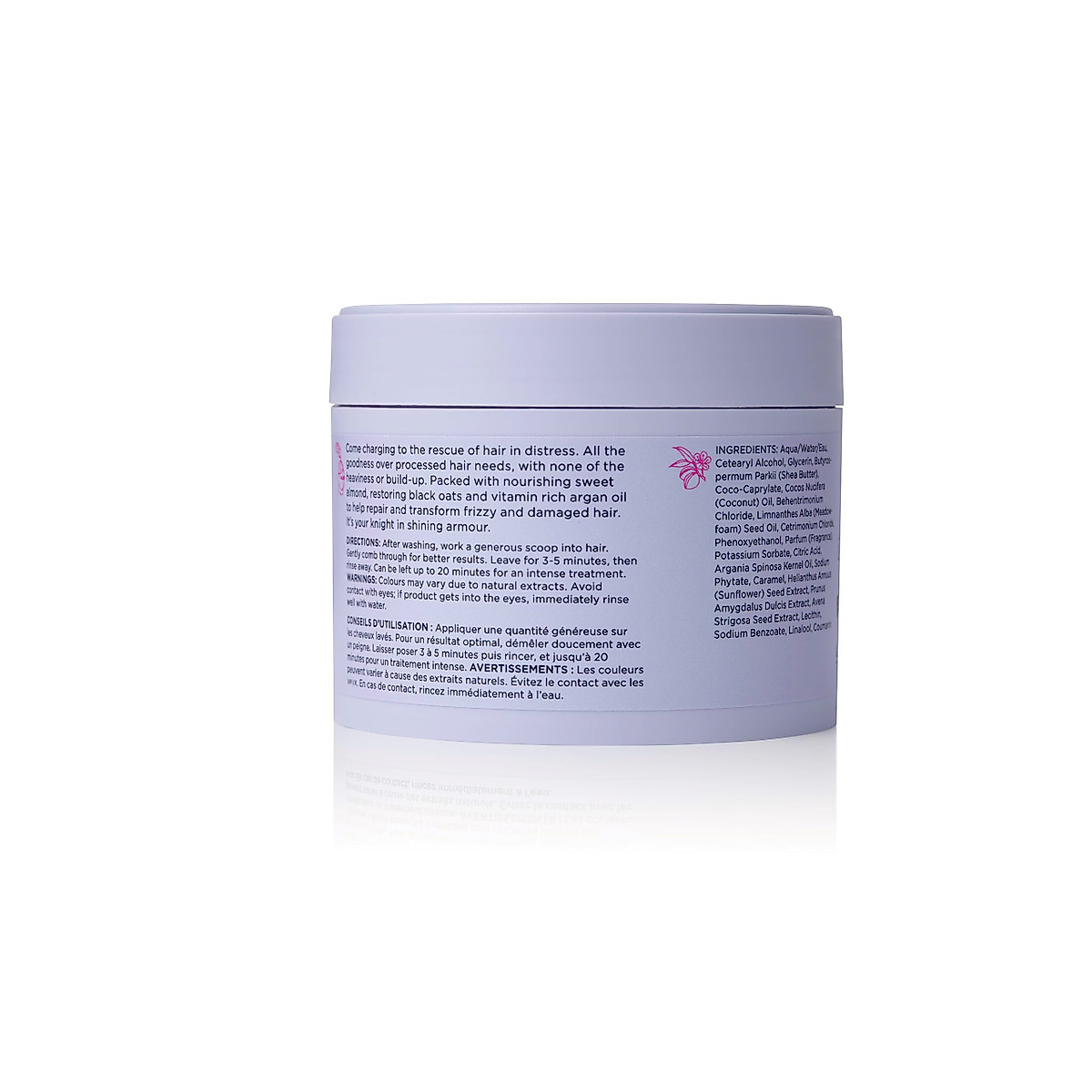 Noughty 97% Natural To The Rescue Treatment Mask, Hydrating Formula for Dry, Frizzy and Damaged Hair, with Sweet Almond and Black Oat, Sulphate Free Vegan Haircare 300ml