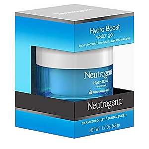 Neutrogena Hydro Boost Hyaluronic Acid Hydrating Water Gel Daily Face Moisturizer for Dry Skin, Oil-Free, Non-Comedogenic Face Lotion, 1.7 fl. oz