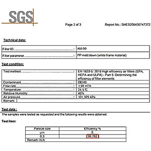 AM99 Portable Air Purifier + 3 Pcs Replacement Filters