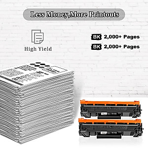 TOPRINT [NO CHIP, with Professional Tools] 141X W1410X ( W1410A 141A ) Compatible Toner Cartridges 2 Black High Capacity, 2000 Pages for H P Laserjet M110 M110w MFP M139 M140 M140w Printers