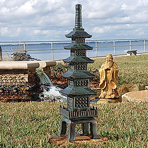 Design Toscano The Nara Temple: Asian Garden Pagoda Sculpture — 🛍️ The Retail Market