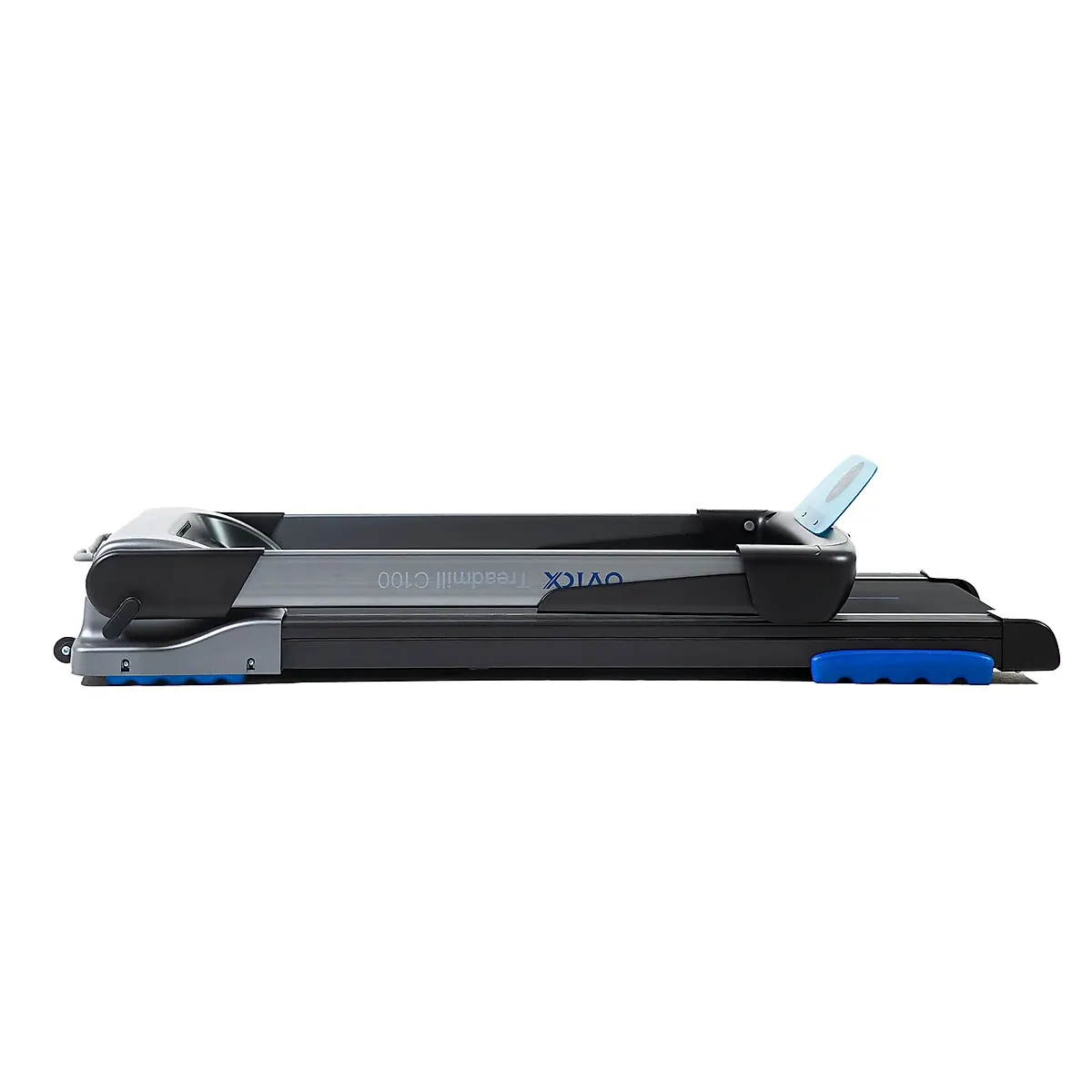 OVICX Portable Foldable Compact Home Treadmill with Shock Absorption with Bluetooth Connectivity, Fitness Tracking App, and Pulse Sensors