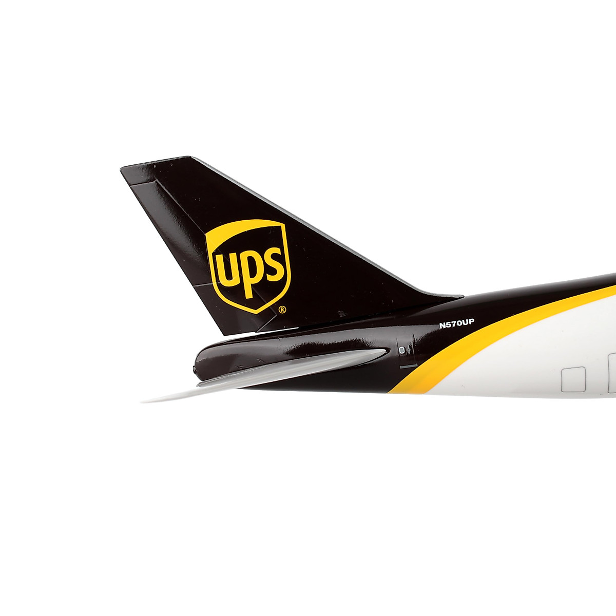 Daron Skymarks Ups 747-400F Airplane Model Building Kit with Gear 1/200-Scale