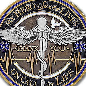 Armor Coin Medical Services EMT EMS Appreciation Key Chain