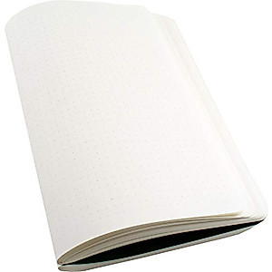 Zequenz Classic 360 The Color Series, Size: Large, Color: Emerald, Paper: Dot, Soft cover Notebook, Soft Bound Journal, 5.83"W x 8.19" H x .47", 100 sheets/200 pages, Dot Matrix Pattern Premium Paper