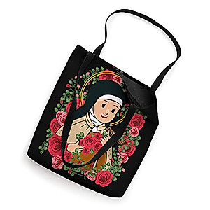 St Therese of Lisieux Kids Little Flower Rose Catholic Saint Tote Bag