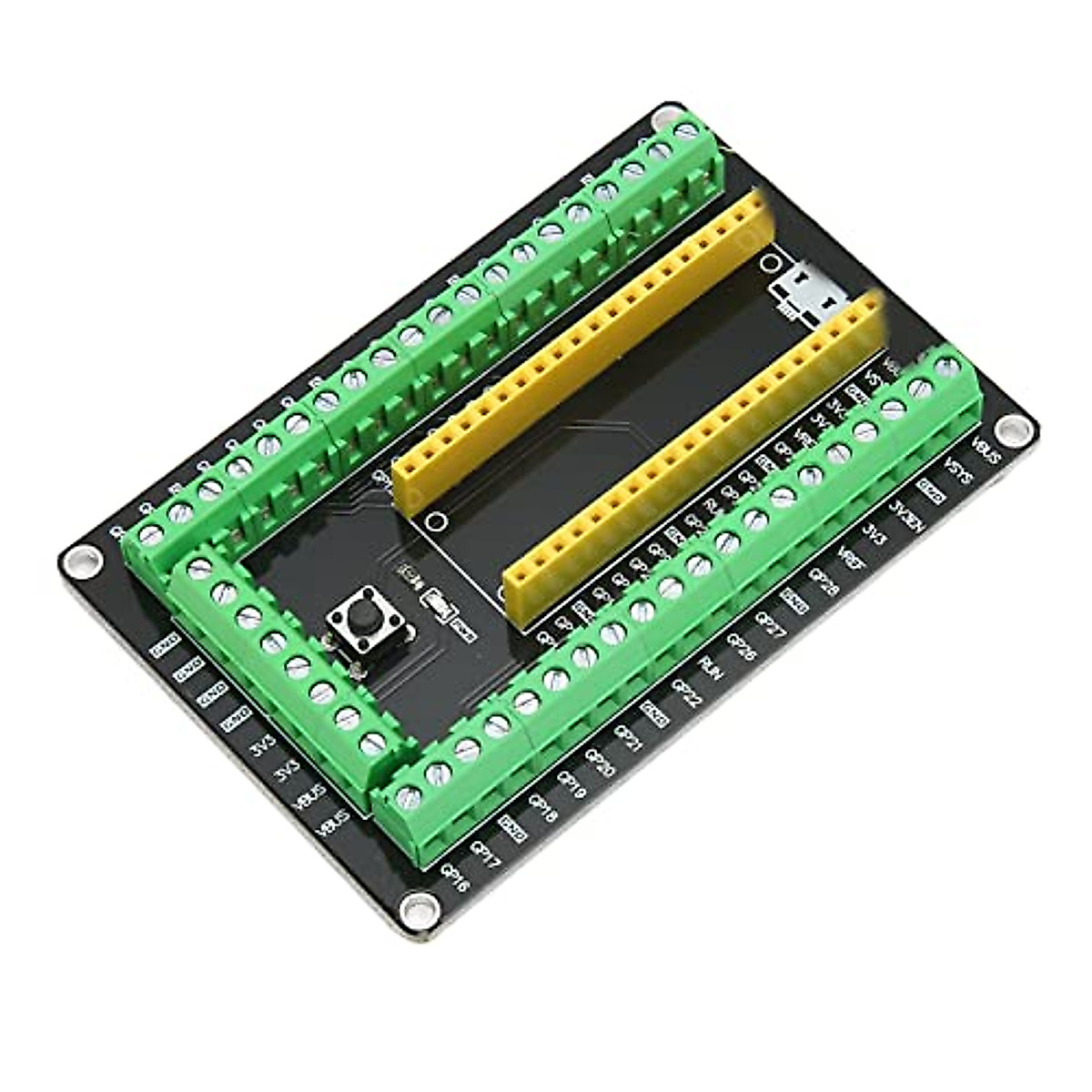 Terminal Blocks Board, Beautiful Wearresistant Expansion Board for Full Ports for Portable Devices