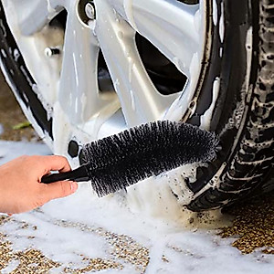 Detailing Brush Wheel Cleaner Brush Detail Brushes Detailing Brushes Car Cleaning Brush Wheel Tire Cleaner Rim Detail Car Wheel Cleaning Brush Tile Cleaning Brush Cleaner Brush