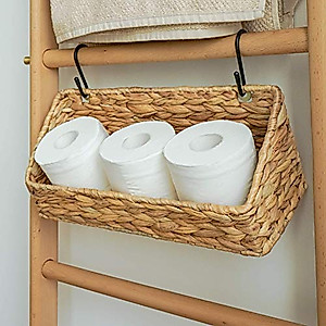 StorageWorks Hand-Woven Storage Baskets Set
