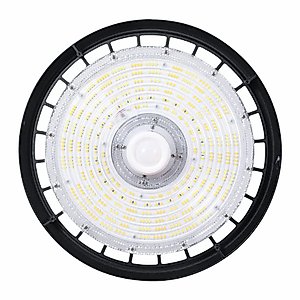 Auroriv UFO LED High Bay Light 150W|21000lm|3000,4000,5000k|3CCT,AC100-277V/347V(0-10V dimming),3.8' Cable with US Plug for Commercial Warehouse, 5-Year Warranty