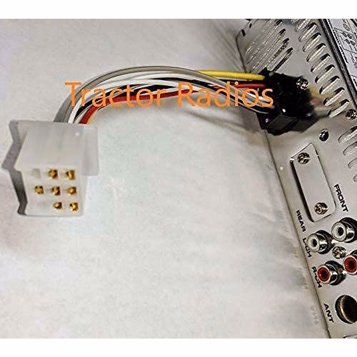 Compatible Kubota Tractor Direct Connect Stereo Radio MP3 AM FM USB Aux Bluetooth Remote RTV-1100 RTX-1100C Harness Plug B2650 RTV RTX