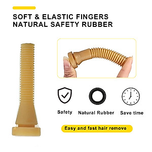 ZenxyHoC Chicken Plucker Drill Attachment, 3/8" MPT Shank Stainless Steel Chicken Plucker Machine, 18 Soft Fingers Poultry Defeathering Machine for Chicken Turkey Pheasant