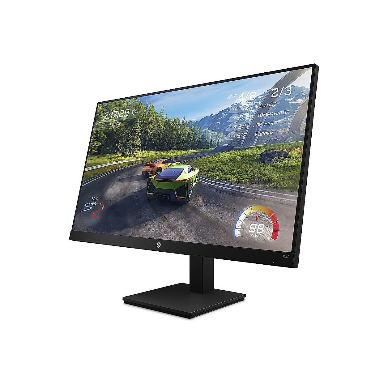 HP Gaming Monitor X32 QHD 2560 x 1440 Resolition 31.5 Inch, HDMI & Display Port, Response time 1ms Overdrive, Display Colors 16.7 Million (Renewed)