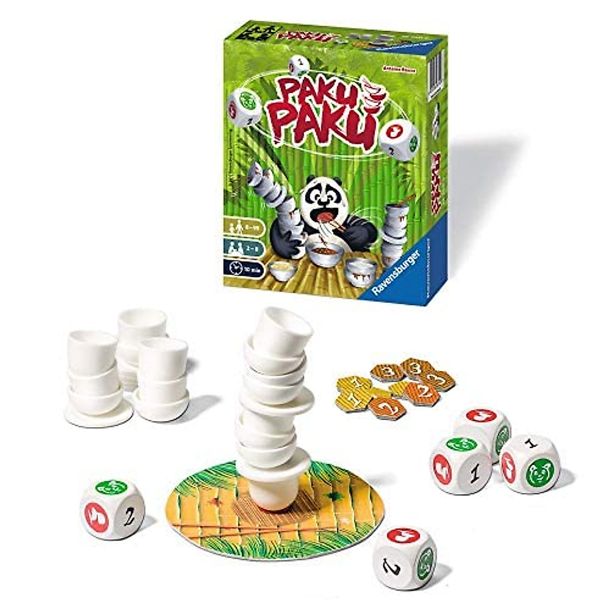 Ravensburger Paku Paku - Exciting Dice Game for Family Fun | Quick Play Time | Engaging Gameplay | Ideal for Group Activity | Sustainable Materials