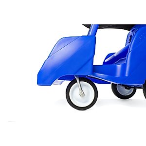 Gaggle by Foundations 4 Seat Buggy Stroller | 4-Seat Quad Stroller with 5-Point Harness for Added Safety | Multi-Child Stroller with Soft Stop Brake | Fits Through Standard Doorways | Blue