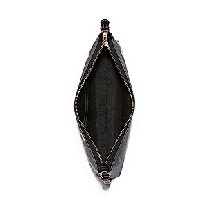 COACH Womens Zip Top Crossbody (IM/Brown Black Multi With Vintage Mini Rose Print)