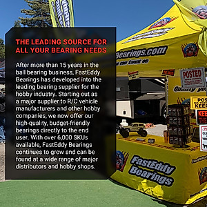 FastEddy Bearings Compatible with Tamiya TT-02 Type-SRX Chassis Kit Sealed Bearing Kit