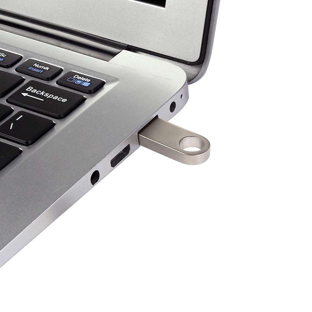 Kepmem 32GB USB Flash Drive 5 Pack Thumb Drives Mini Metal Memory Stick Bulk Portable Mixed Colors Data Storage Stick, Festival Family Friend Gift