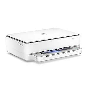 HP Envy 6055e Wireless Color All-in-One Printer with 6 Months Free Ink (223N1A) (Renewed Premium),white