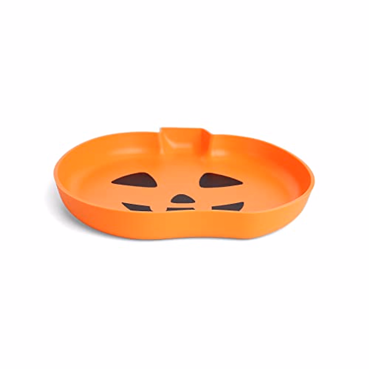 Halloween Pumpkin Silicone Baby & Toddler Plates Set With Fork & Spoon