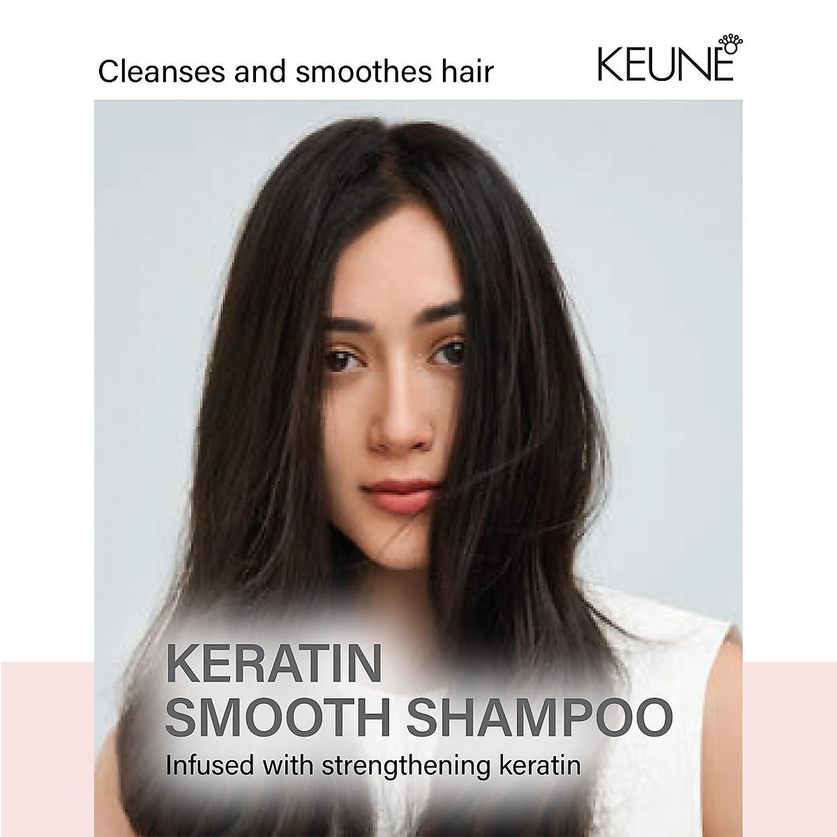 Keune Care Keratin Smoothing Shampoo, Frizz-Control & Moisturizing Cleanser for Smoother Hair, 10.1 Fl Oz