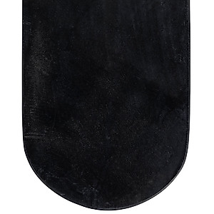 Bloomingville Oval Marble, Black Serving Board, Large