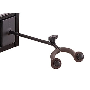 Guitar Lab Guitar Wall Mount - Guitar Rack for Multiple Guitars - 6 Adjustable Rubber Cradles - Guitar Wall Hangers for Electric, Bass, Acoustic - 6 Guitar Wall Rack - Guitar Holder Wall Mount