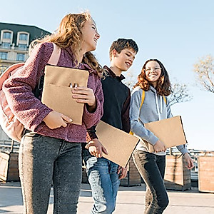 4 Pcs Book Cover for Book Lovers Burlap Book Cover with Zipper Book Protector Pouch Washable Fabric for Teen Adult Gift Teacher Student, 9.06 x 11.41 Inch