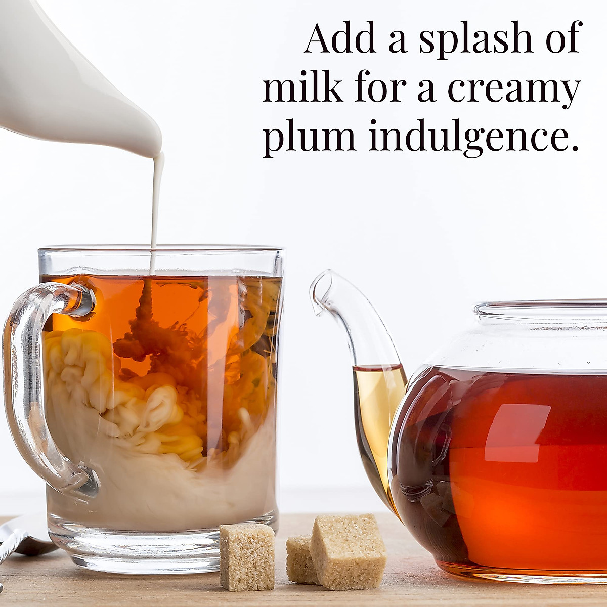 The Republic of Tea Cinnamon Plum Tea, 2.8 oz Tin, 50 Tea Bags, Spiced Black Tea | Caffeinated Tea