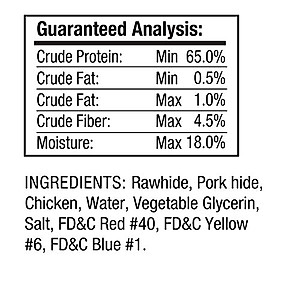 Good'N'Fun P-94130 Triple Flavor Wings Dog Chews, One Size, 12-ounce, Multi