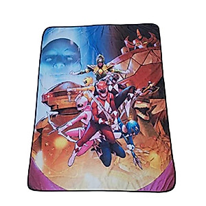 Classic Imports, Inc Power Rangers Fleece Throw Blanket, Multicolor, One Size