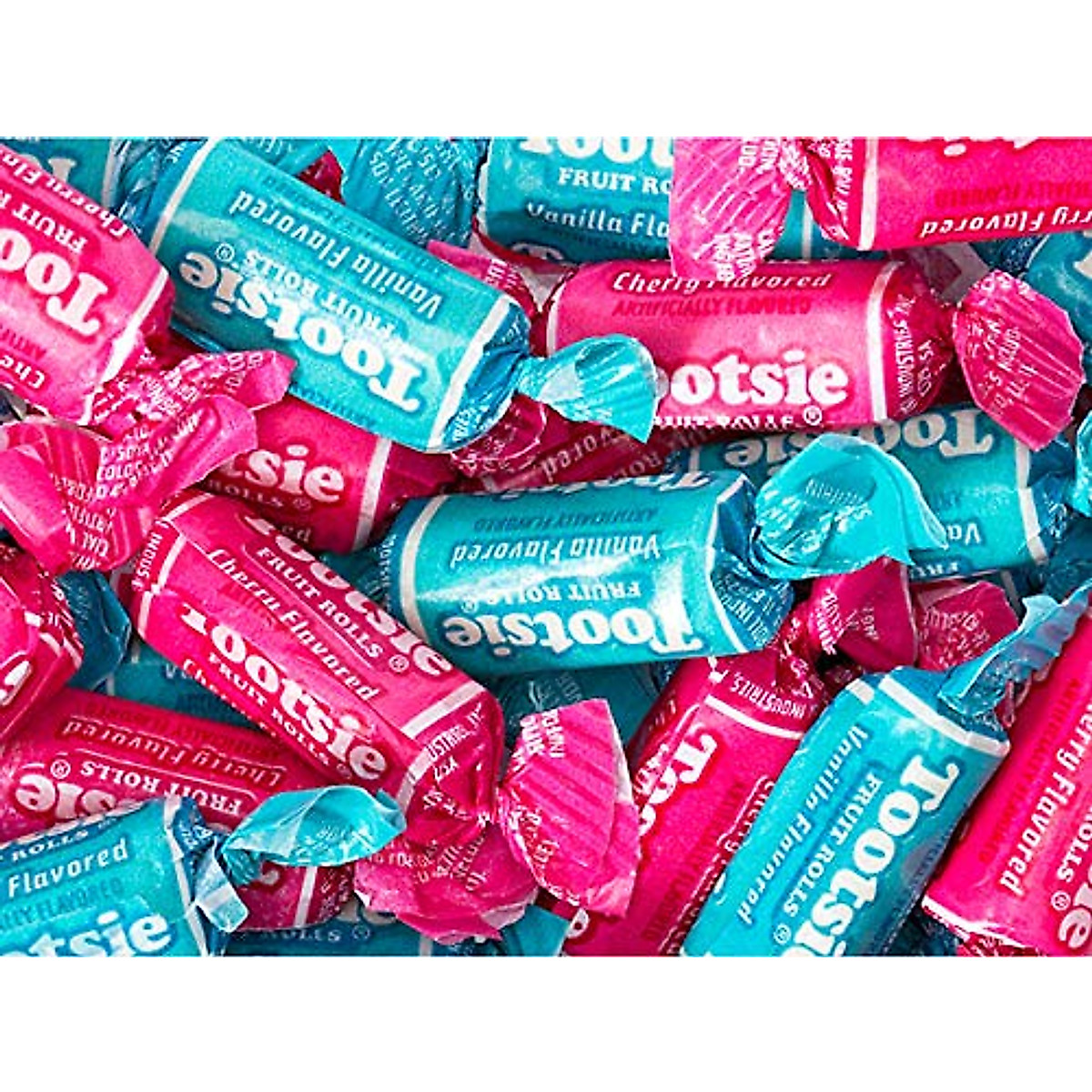 Valentine's Day Vanilla and Cherry Tootsie Roll Fruit Chews, 11.5 Oz