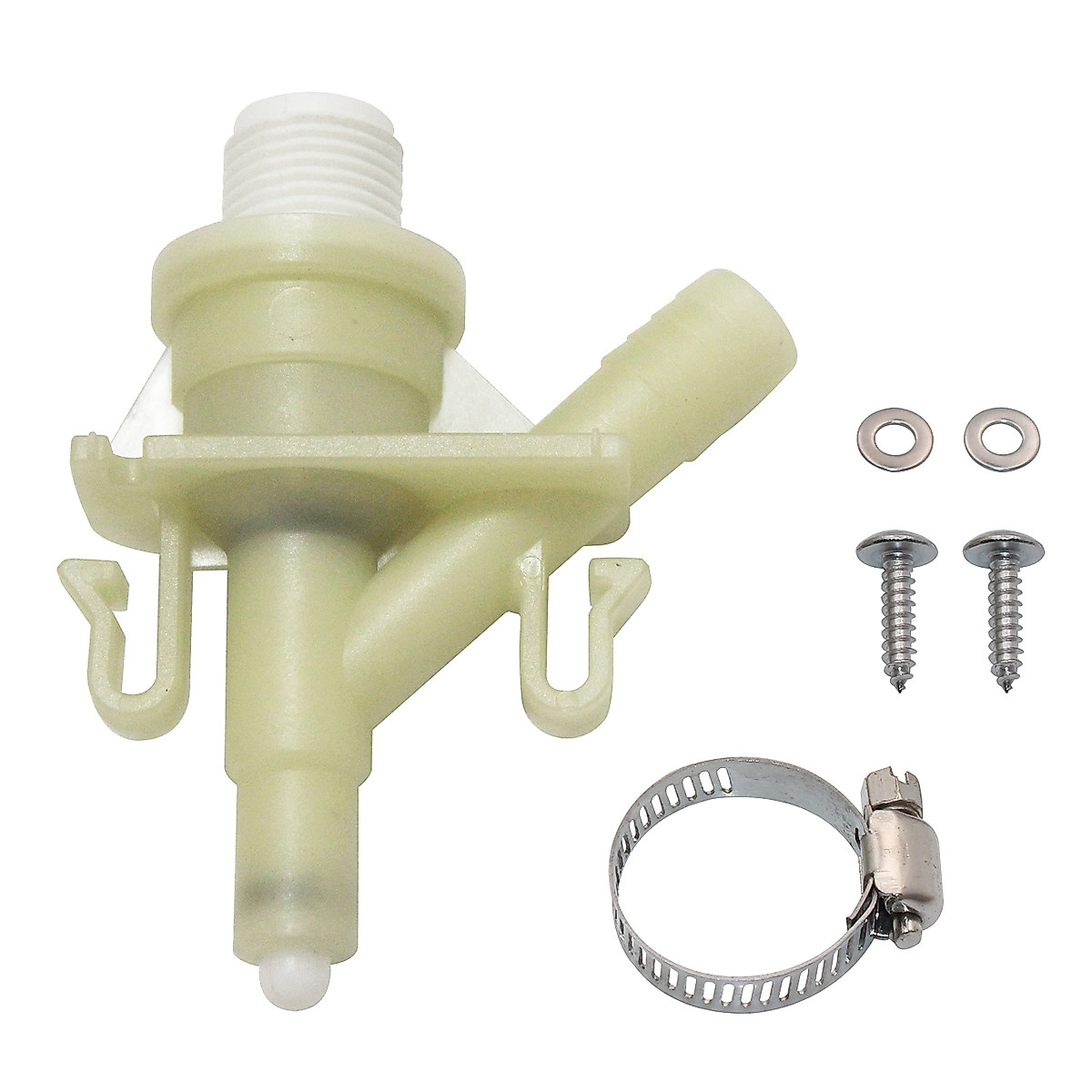 Byenins New Durable Plastic Water Valve Kit 385311641 for 300 310 320 series - for Sealand marine toilet replacement
