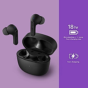 PHILIPS T2206 True Wireless Headphones with IPX4 Water Resistance and Super-Small Charging case