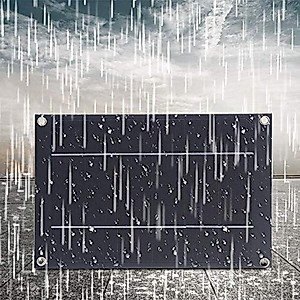 Alomejor Solar Panel Charger, 6W 6V Phone Solar Charger with USB Ports Portable Waterproof Foldable Solar Panel for Smart Phones Tablets Outdoor Travel