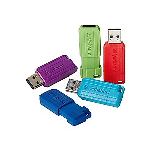 Verbatim 1913050 Verbatim PinStripe 8GB USB 2.0 Flash Drive