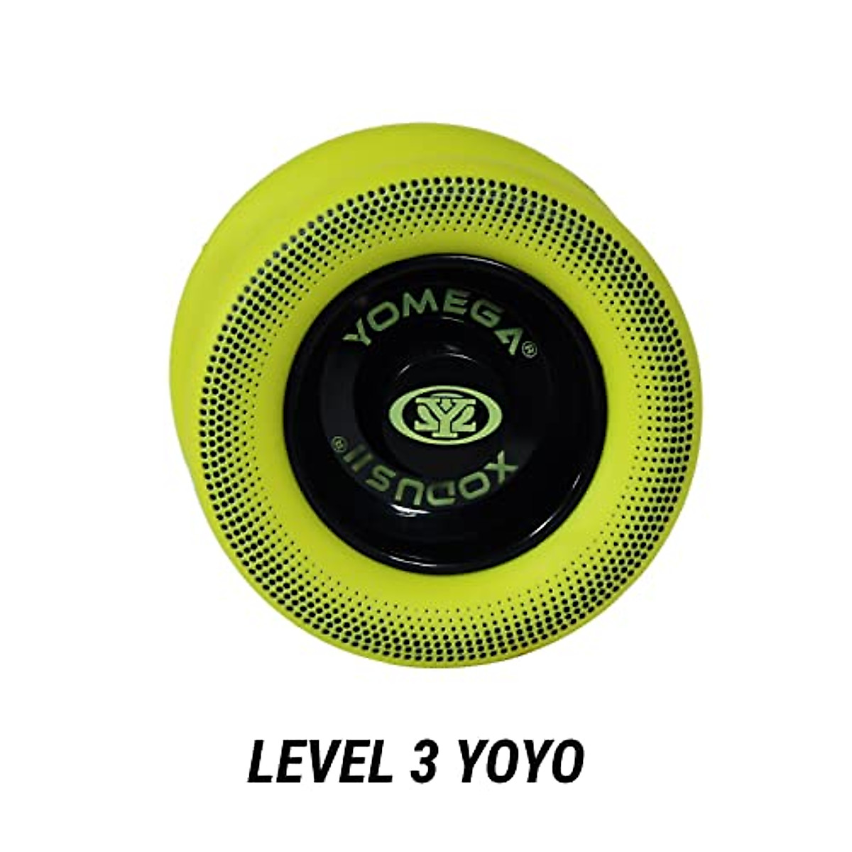 Yomega Xodus II YoYo– Includes Roller Bearing Technology, Rubber Rims and Wing Shape Design – Professional Responsive YoYos Intermediate Level Play (Black Yellow)