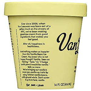 Van Leeuwen Premium Vanilla Bean French Ice Cream, 14 oz (Frozen)