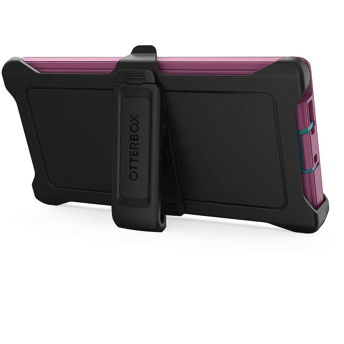 OtterBox Galaxy S23 Ultra Defender Series Case - Canyon Sun (Pink), Rugged & Durable, with Port Protection, Includes Holster Clip Kickstand