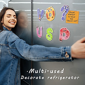 Magnetic Letters for Classroom Whiteboard, Alphabet Magnets ABC for Toddlers Fridge 3+ Year Old, Large Jumbo Refrigerator, Spelling Preschool Learning Toys for Boys Girls, Educational Games for Kids