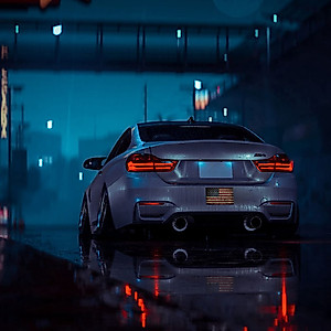 Anley 5 X 3 inch Worn American US Flag Decal - Patriotic Stars Reflective Stripe USA Flag Car Stickers - Support US Military (3 Pack)