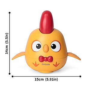 nicknack Easter Musical Toys Dancing Walking Baby Light Up Toy with Light & Sounds Toy for Toddler Early Educational Learning Music Sound Toys Infants Birthday Gift